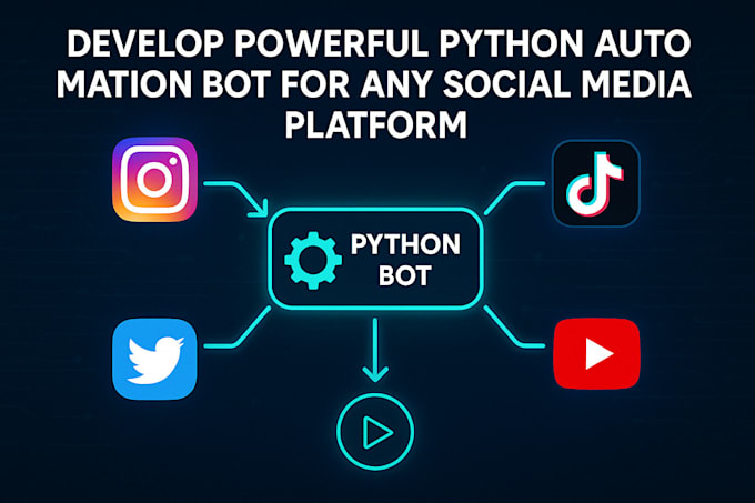 Develop powerful python bot, social media bot, automation bot, live stream bot by Sammycoinpro ...