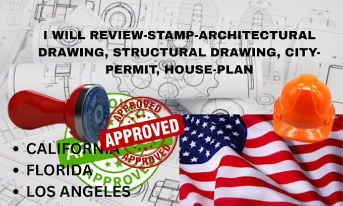 Review, stamp architectural drawing structural drawings city permit ...