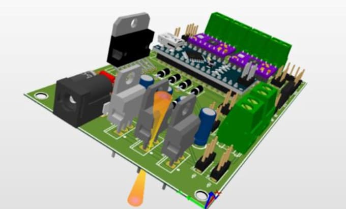 Make pcb designs, schematic, layout and circuit, arduino programming,3d printing by Elite_teeam ...