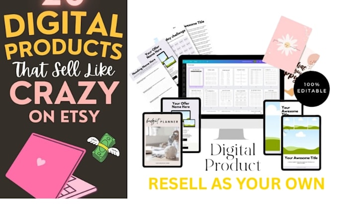 Create custom digital products with mockups for your etsy shop by ...