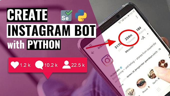 Create Automated Tiktok Bot Live Streaming Bot Instagram Api Bot Twitter Bot By Tinucode Fiverr