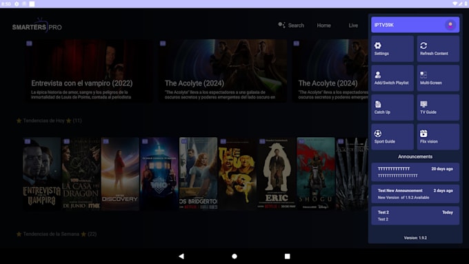 Build iptv app, live tv app, smart tv app, android, ios app with m3u ...