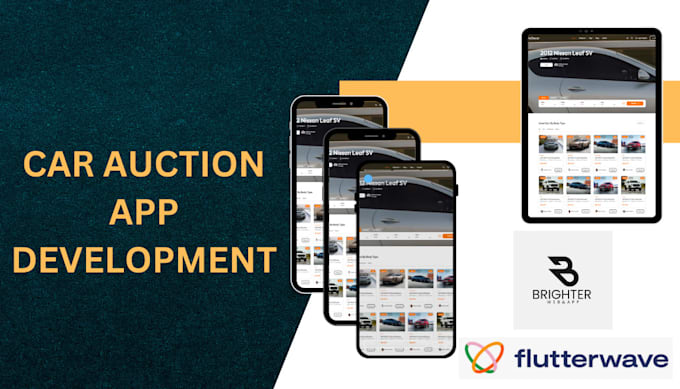 Build professional car auction app, car listing and car dealership app ...