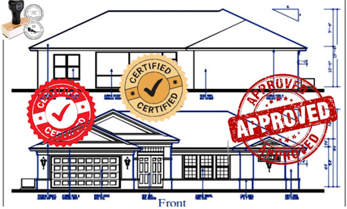 Be a structural engineer, usa pe stamp, texas stamp, mep plan, city ...