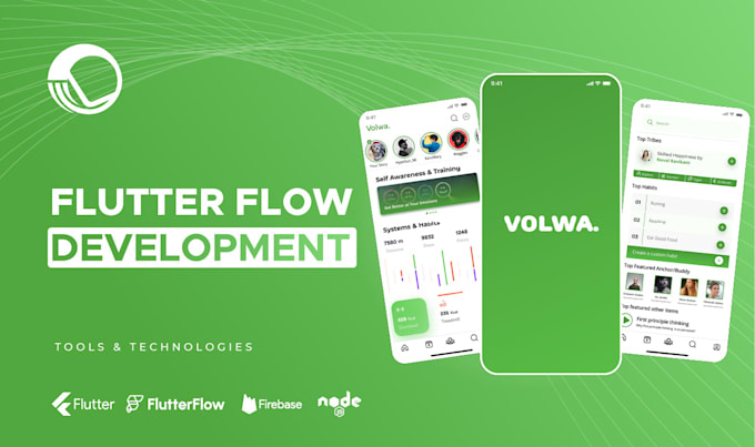 Build mobile app for you using flutterflow, with professional and clean ...