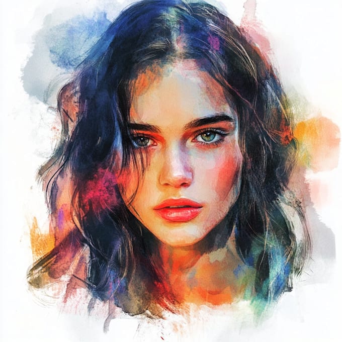 Draw digital watercolor drawing professionally by Xifsap | Fiverr