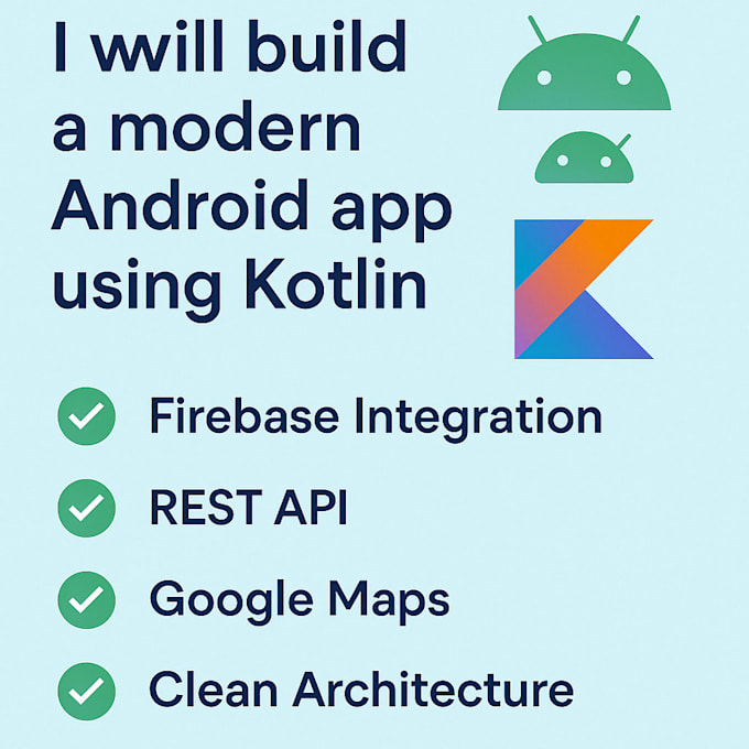 Develop a professional android app using kotlin by Muhammadnfs | Fiverr
