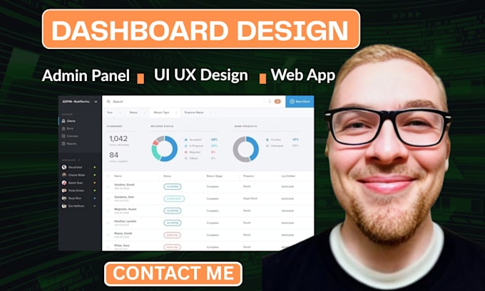 Do responsive website ui ux design, excel dashboard design, web app in figma by Jakelogan2 | Fiverr