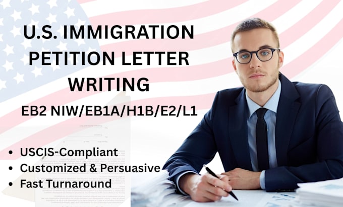 Draft your eb2 niw, eb1a, h1b, e2, or l1 petition and cover letter by ...