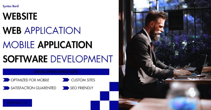 Be your full stack web application and software developer by Syntaxbard | Fiverr