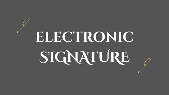 Convert your handwritten signature into electronic signature by ...