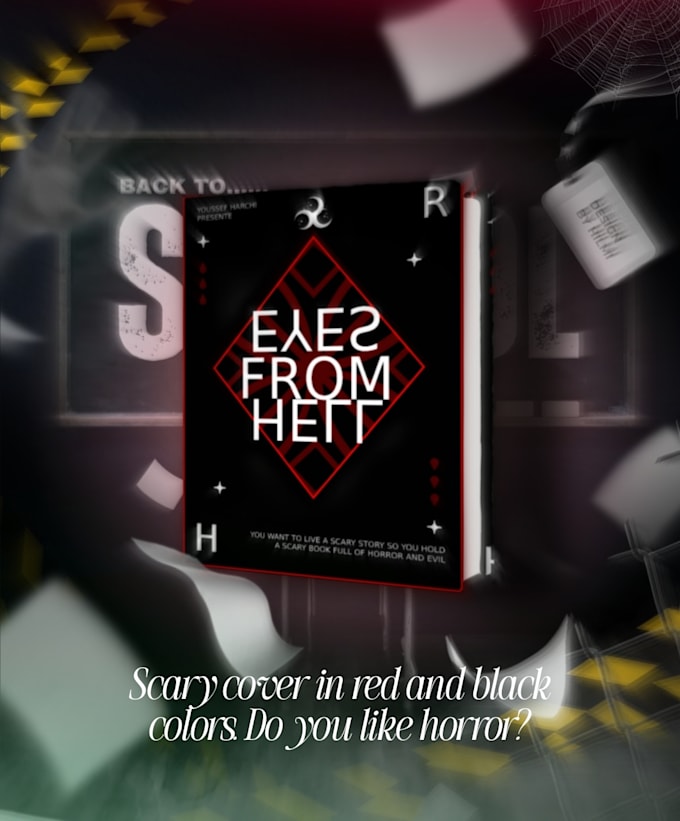 Creepy horror book covers by Youssef_harchi | Fiverr