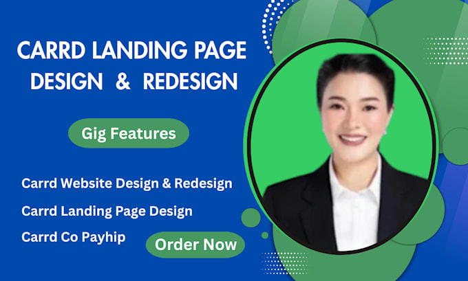 Design carrd website, redesign carrd website, carrd landing page, card co payhip by Sam_techson ...