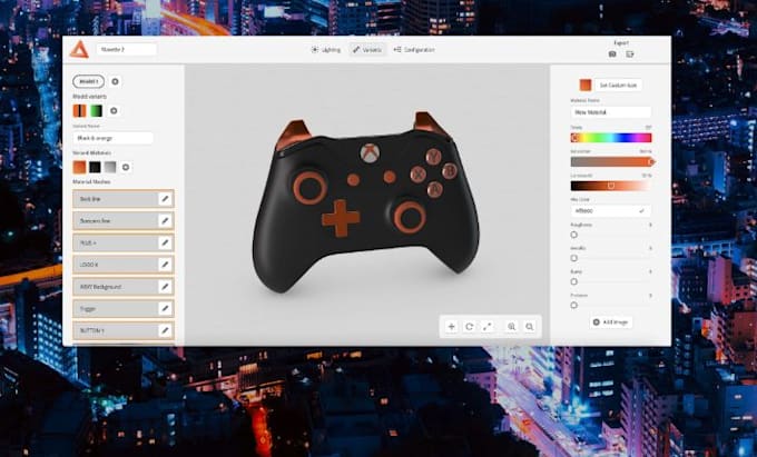Create 3d product configurator website 3d animated website three js ...