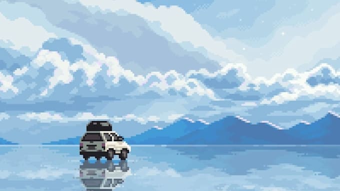 Create exclusive pixel art background for your video games and ...