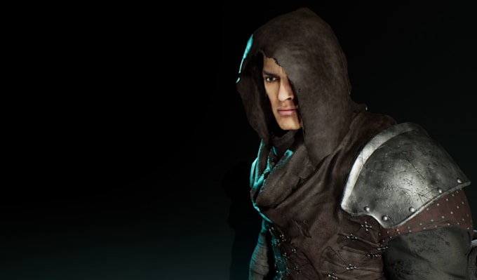 Video games 3d model, cartoon character, 4k texture, ue5 rig for game ...