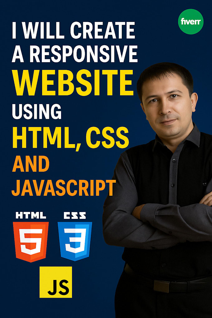 Create A Fast And Responsive Website Using Html Css And Javascript By