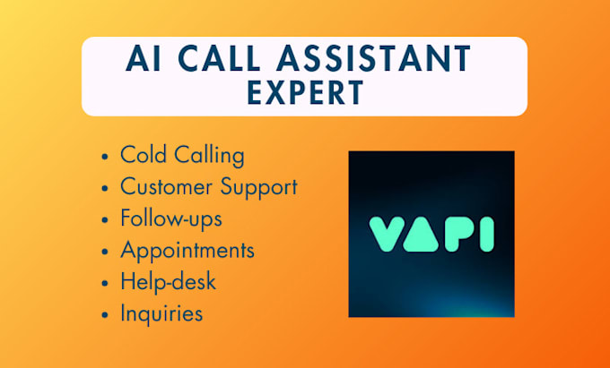 Do voice bot chatbot vapi ai cold calling ai calling agent by Oilver ...