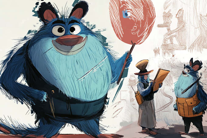 Illustrate your amazing characters by Ashkirterson | Fiverr