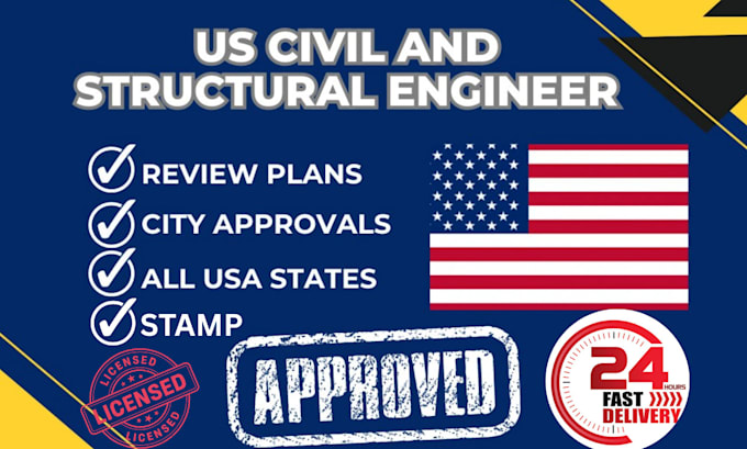Review stamp architectural plan and structural engineer, pe stamp ...