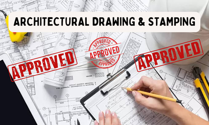 Draw pe stamp florida texas illinois architectural permit structural ...