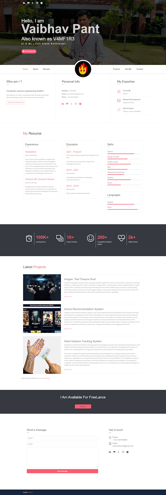 Build A Full Stack Web App Using Python And React By V4mf1r3 Fiverr