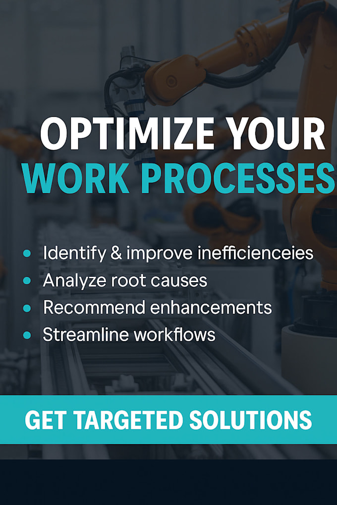 Optimize your operational work processes by Anasabdrahman | Fiverr