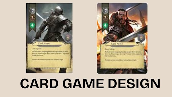 Draw amazing card game , game art ,card game design, board game by ...