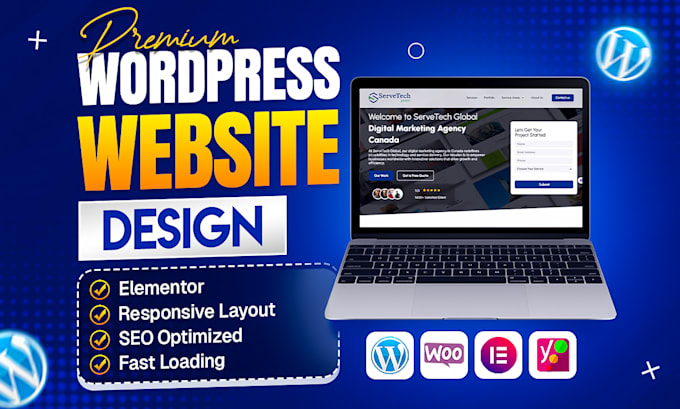 Design or redesign responsive wordpress website with elementor pro by Javier_reque | Fiverr
