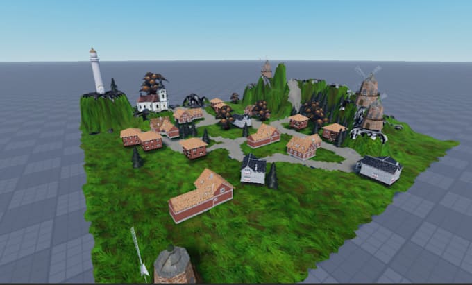 Create 3d roblox character model, roblox map, roblox game and roblox ...