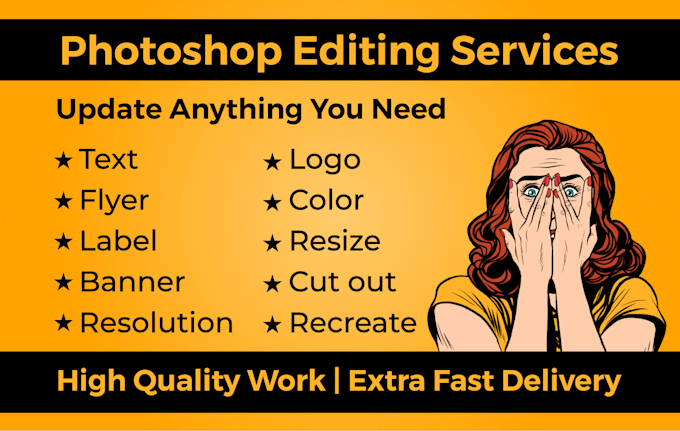 Edit, resize, crop, change color of logo, banner, flyer, label and cut ...