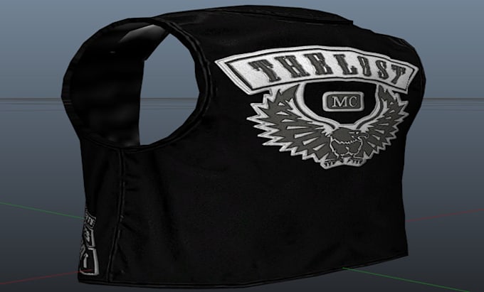 Make custom fivem clothing, mc kuttes with patches, biker vests, fivem ...