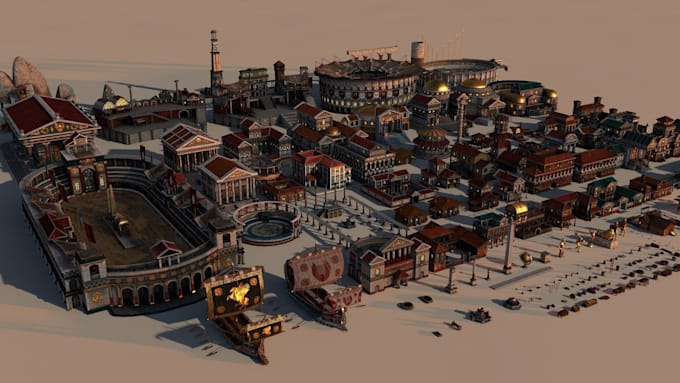 Design 3d game environment level, design stylized 3d environment unreal engine by Shopifyeng ...