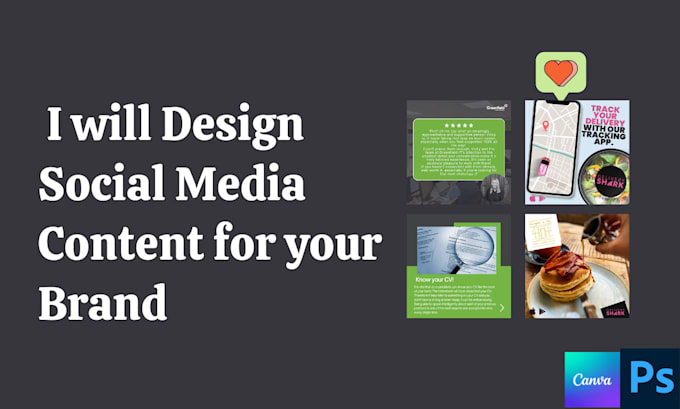 Design social media content for your brand by Jgriffiths2001 | Fiverr