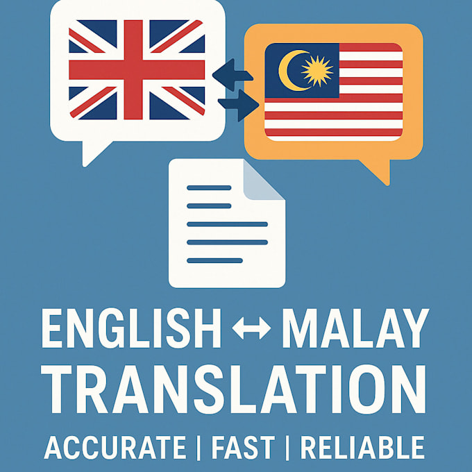 Provide accurate malay to english translation services by Extrapenny | Fiverr
