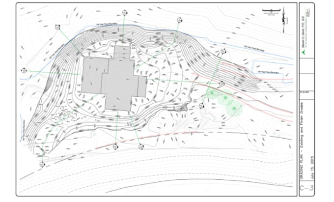 Design a grading and drainage plan using autocad civil 3d by Paulin ...
