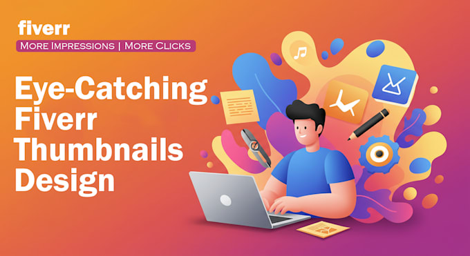 Design eye catching fiverr gig thumbnails for you by Vimansaprabu | Fiverr