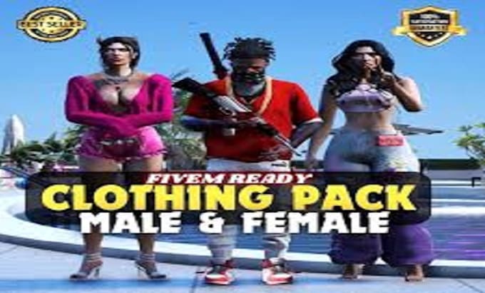 Make custom fivem ped, clothes, weapon, cars, custom ped, fivem eup, clothes by Kelvin_d12 | Fiverr