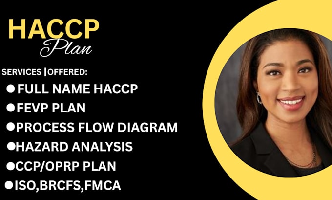 Make full haccp plan food safety plan haccp procedure and fsvp plan by ...