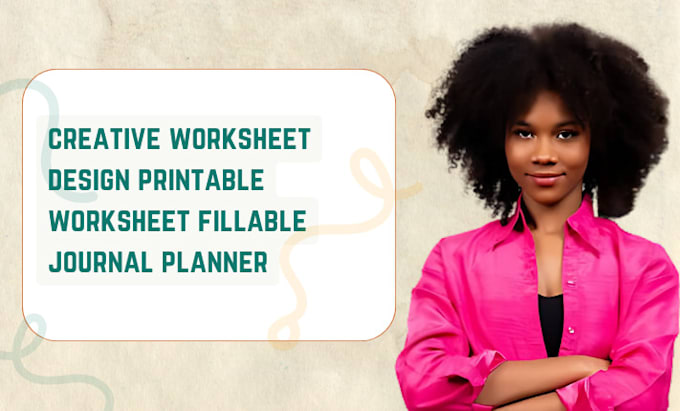 Create creative worksheet design printable worksheet fillable journal ...