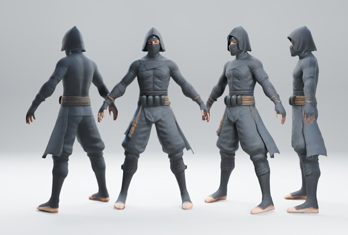 Build 3d metahuman character, 3d head model, rig3d for ue5, xgen, idle animation by ...