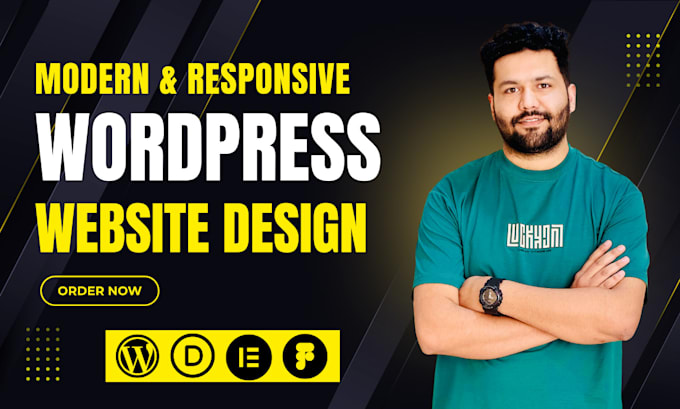 Create responsive wordpress website design and development by Allayhaider39 | Fiverr