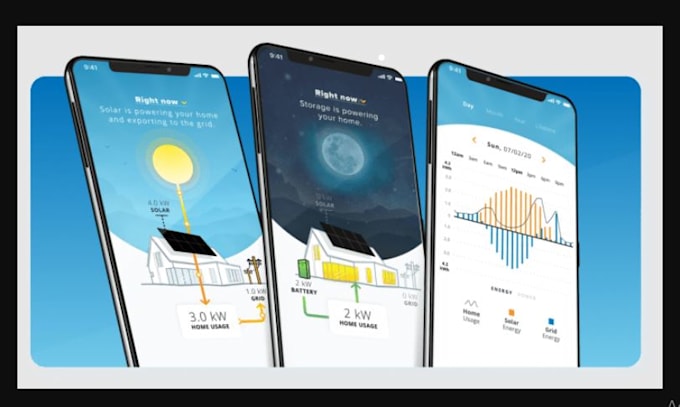 Develop solar management app, energy efficiency app, solar panel ...