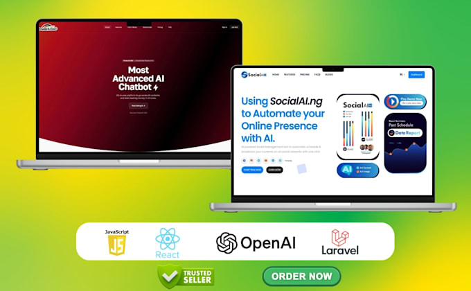 Be ai software developer full stack developer ai saas developer web development by Webytech18 ...