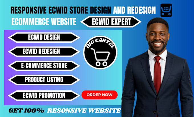 Create responsive ecwid store design, redesign ecwid store, ecwid expert by Monday_designz | Fiverr