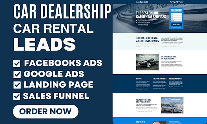 Generate car dealership leads auto dealership leads car rental car ...