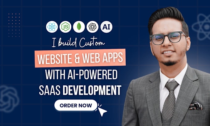Build custom ai software and ai saas, ai web app as full stack web developer by Umer29 | Fiverr