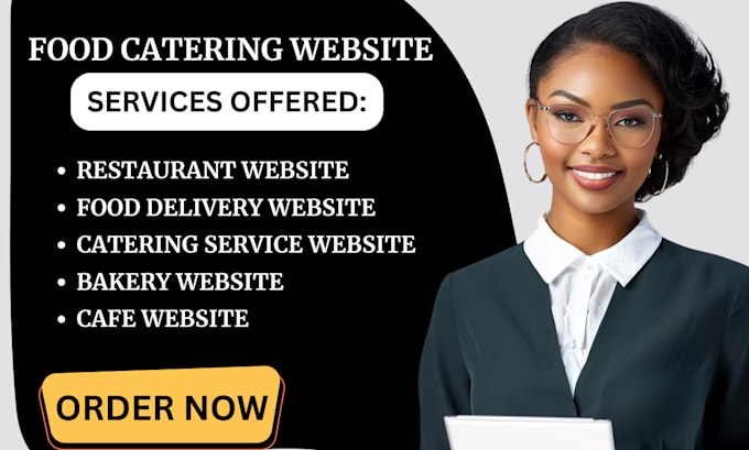 Design food catering website wp bakery cafe website restaurant food ...