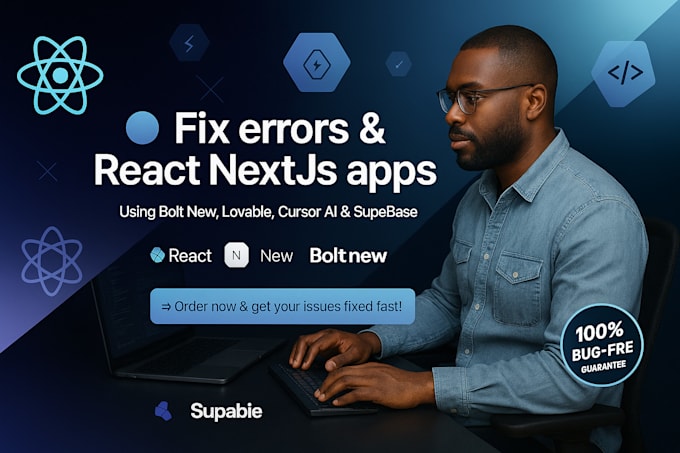 Build React Nextjs Using Bolt New Loveable Cursor Ai Shadcn Ui Supabase By Alexferaira Fiverr