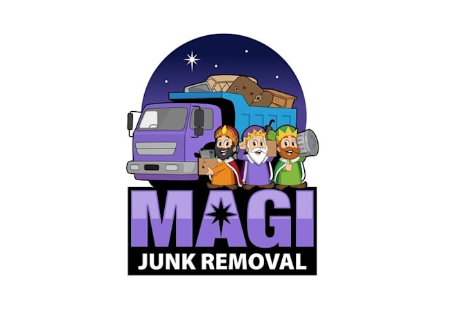 Design a fun cartoonist junk removal business logo by Kirk_boehm | Fiverr